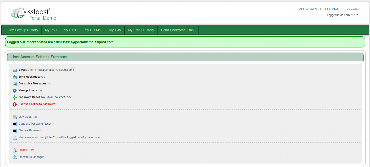 eportal admin guide - SSLPost epayslips administrators