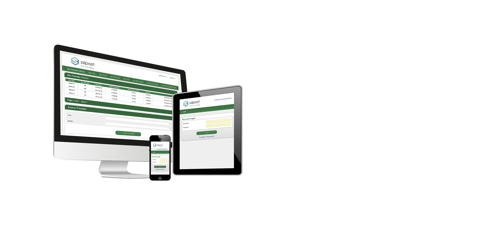 Epayslips for employers, accountants and payroll bureaux